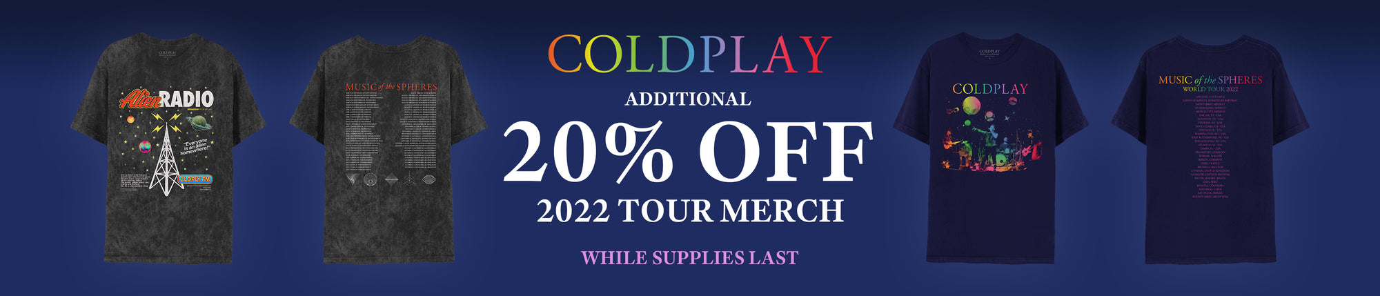 Coldplay Official US Store – Coldplay US