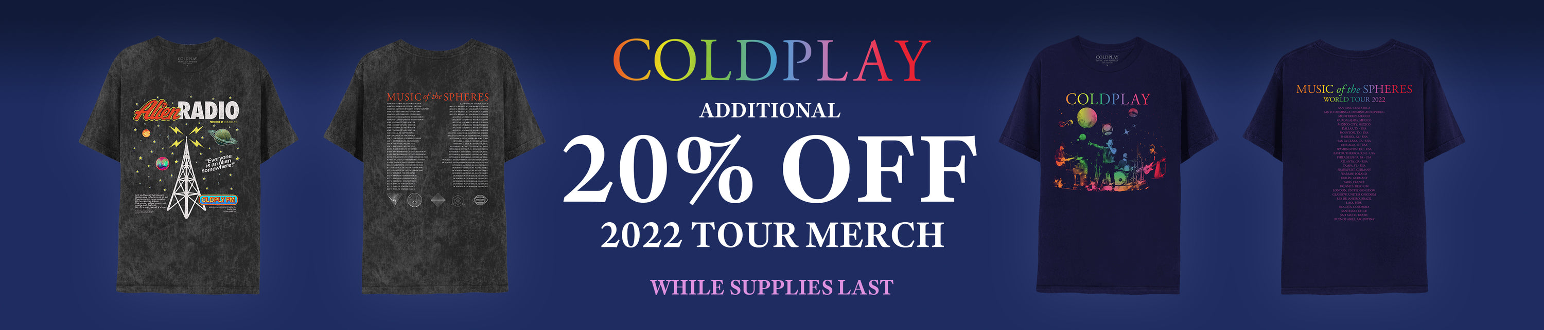 Coldplay Official US Store – Coldplay US