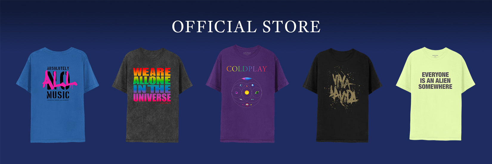 Coldplay Official US Store – Coldplay US